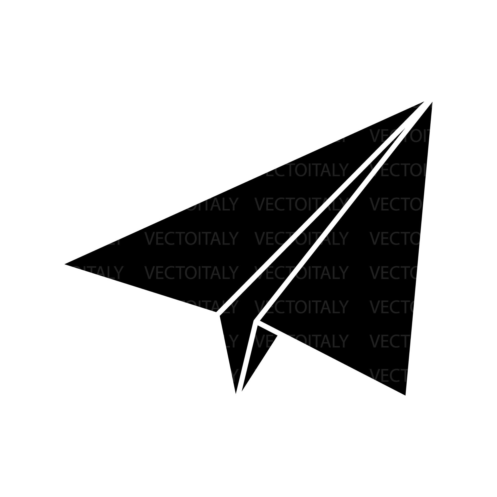 Paper Plane Svg Vector, Paper Airplane Svg, Paper Plane Silhouette ...