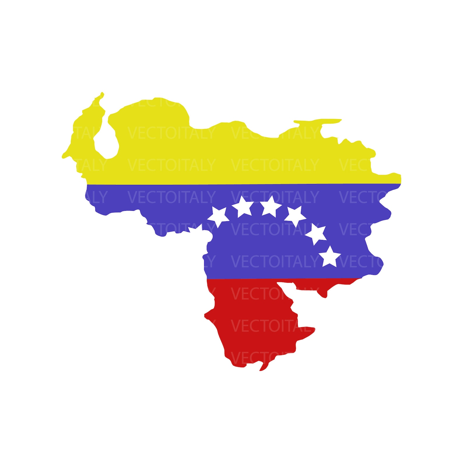 Venezuela Flag Map SVG, Venezuelan Cricut Cut File, Country Nation ...