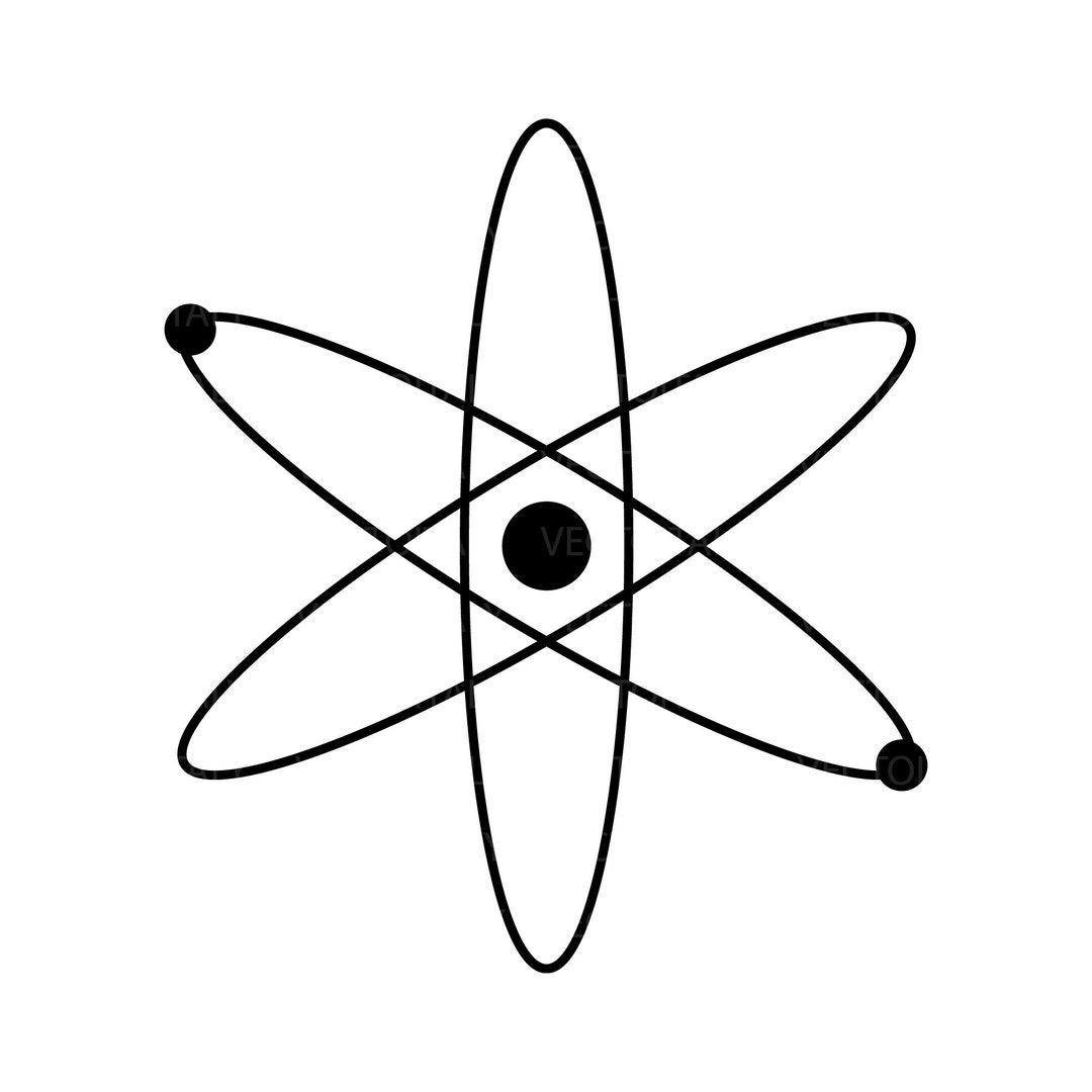Atom Svg Vector File, Science Atom Clip Art, Chemistry PNG, Science ...