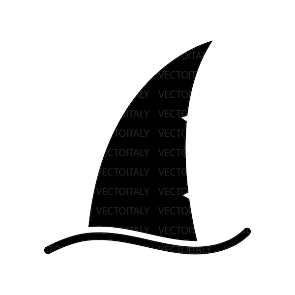 Shark Fin Svg - Etsy