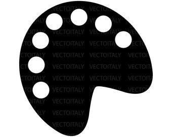 Painter SVG, SVG Files for Cricut, Coloring Tray Svg, Paint Svg ...