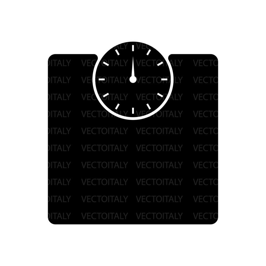Weighing Scale, Bathroom Scale in Svg, Ai, Eps, Pdf, Jpeg, Png - Etsy