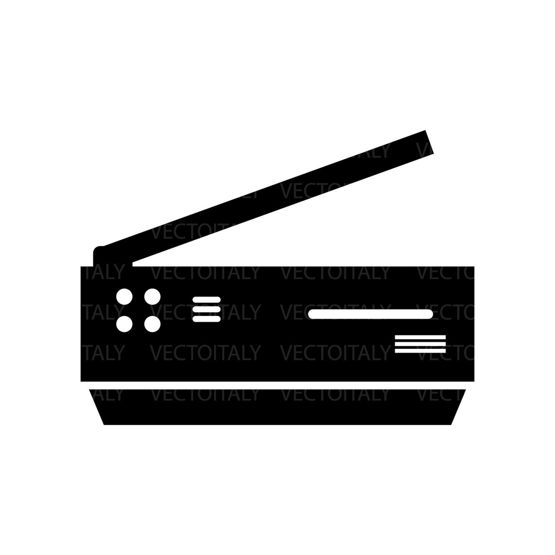 Computer Scanner, Cut Files for Cricut, Clip Art Silhouettes eps, Svg ...