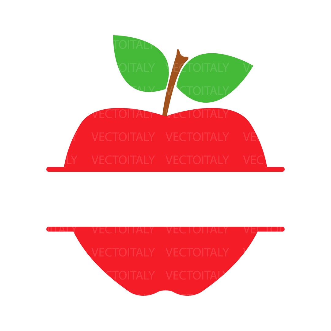 Apple Name Frame SVG/PNG, Teacher SVG, Instant Download, Cut File ...