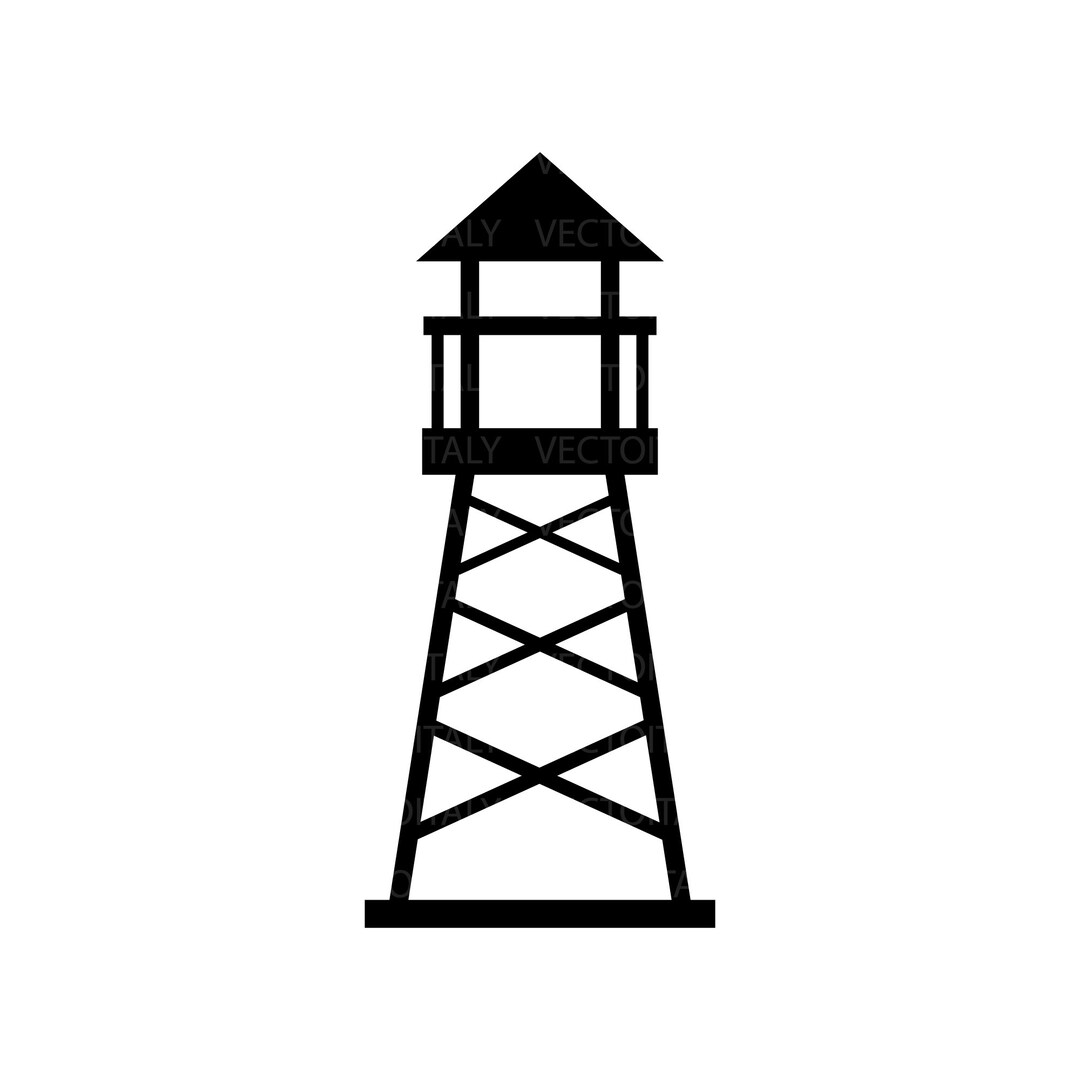 Watch Tower Svg, Watch Towers Svg, Watch Svg, Tower, Towers, SVG, Ai ...