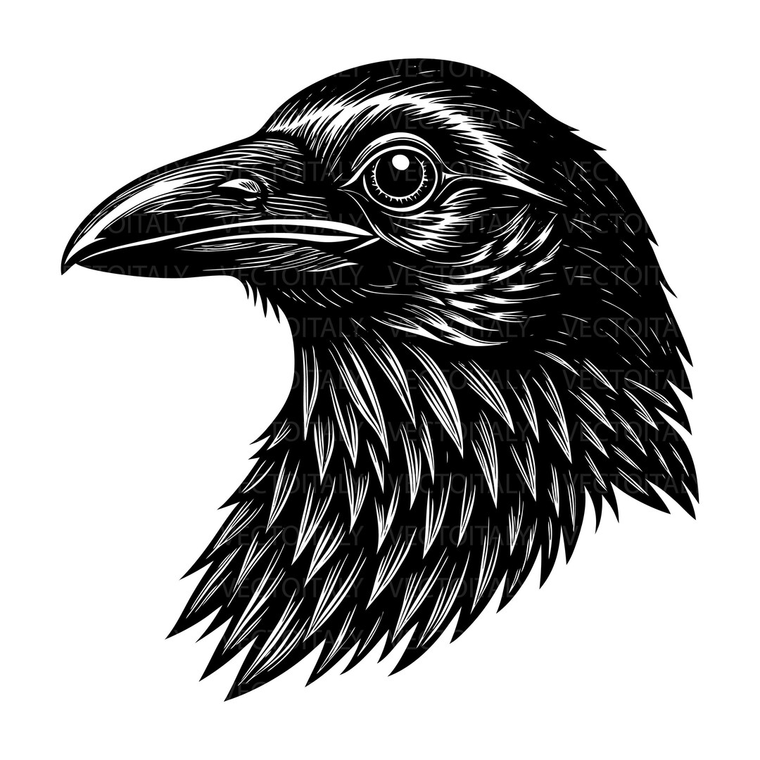 CROW SVG, CROW Clipart, Crow Svg Files for Cricut, Bird Svg Cut File ...