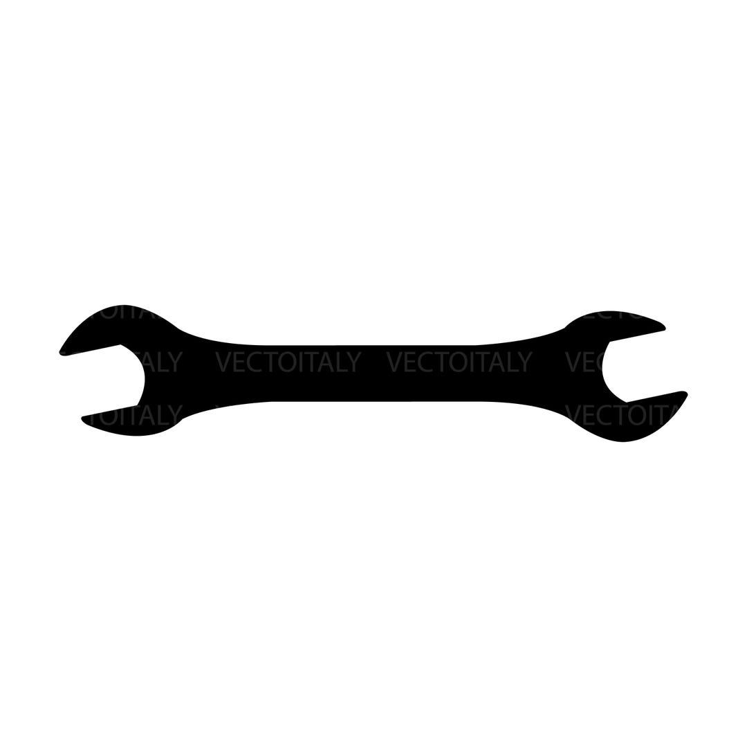 Wrench Tools SVG Files, Wrenches SVG Cut Files, Spanner SVG Vector ...