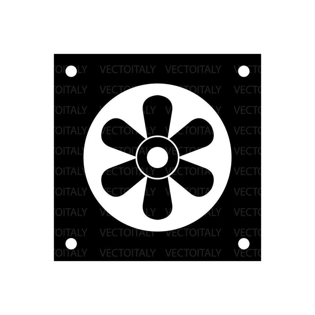 Exhaust Fan Icon. Ventilator Symbol Svg, Png, Jpg, Eps, Pdf, Clipart ...