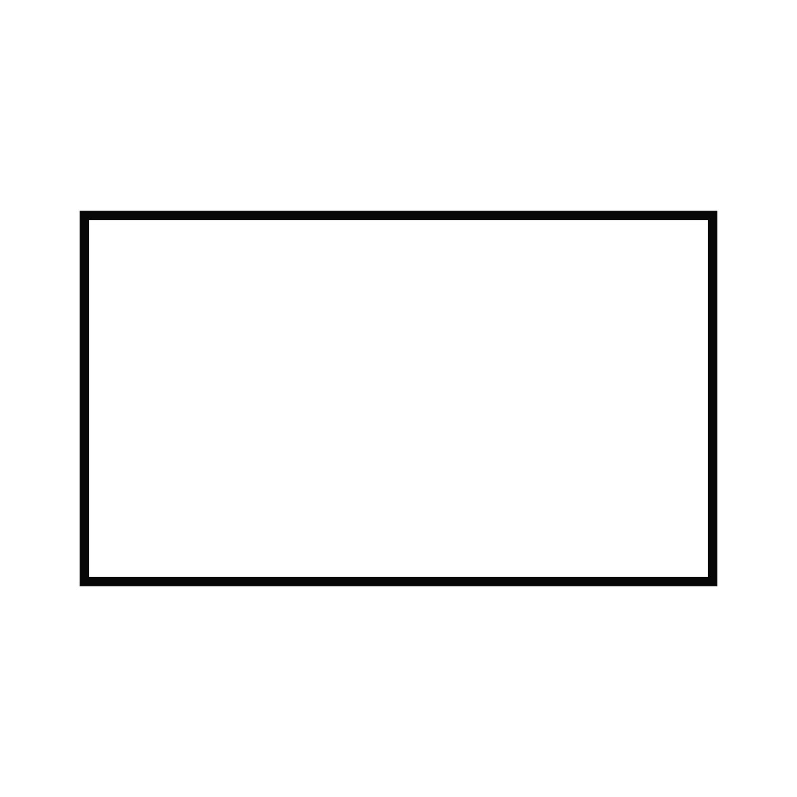 Rectangle Outline Svg, Shapes SVG, Svg, Png, Pdf, Jpeg, Digital ...