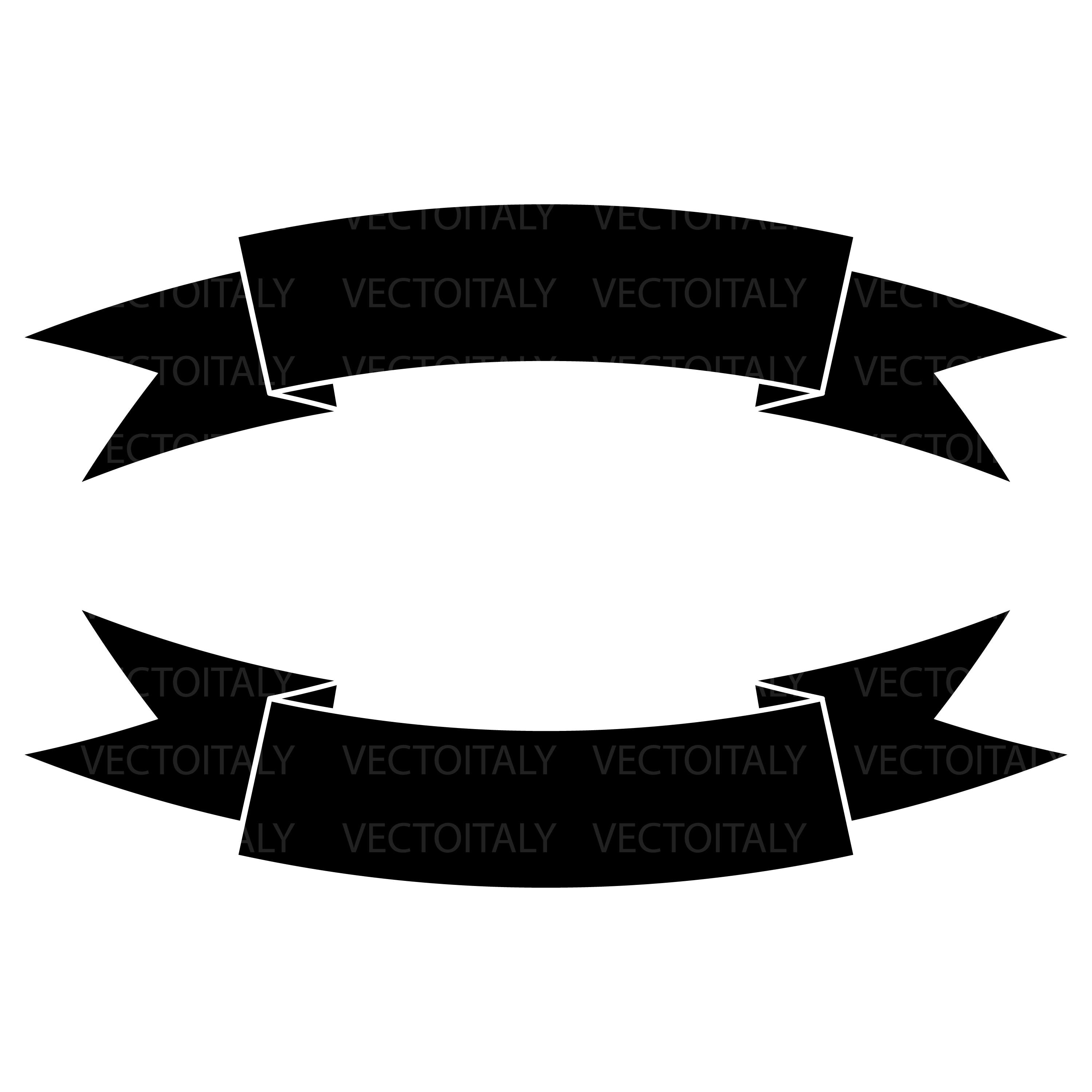 Ribbon Banner SVG Download, Ribbon Banner Cut File for Cricut ...