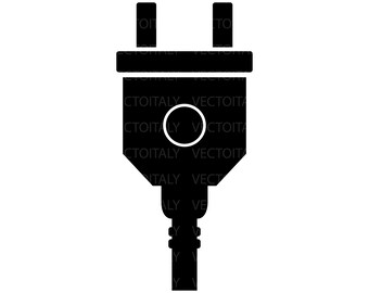 Electric Plug SVG, Svg Files for Cricut, Electric Plug PNG, Home Svg ...