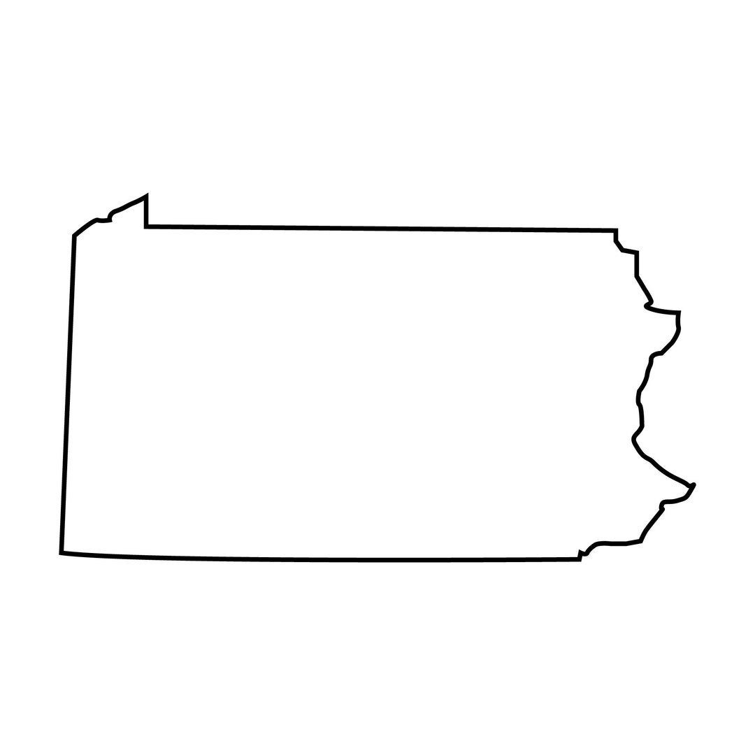 Pennsylvania Outline SVG Files, Pennsylvania Cut Files, United States ...