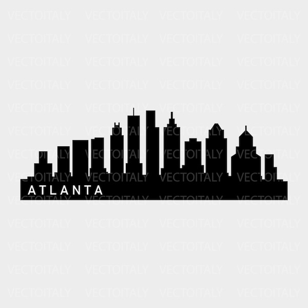 Atlanta Skyline - Etsy