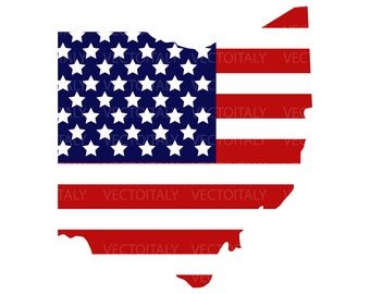 Ohio Outline SVG Files Ohio Cut Files Ohio Vector Ohio Map Clip Art ...