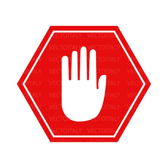 Stop Sign With Hand