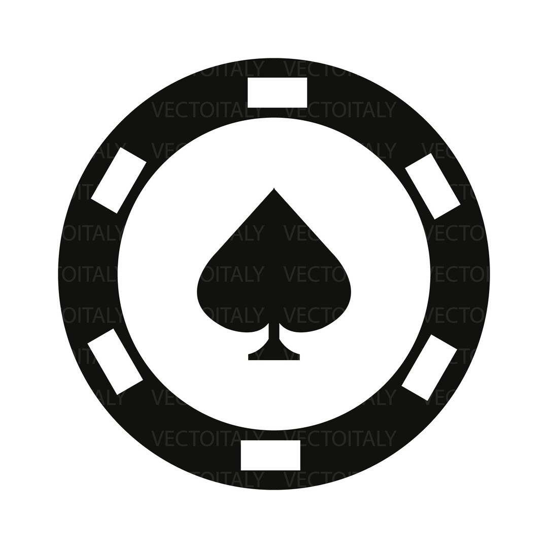 Poker Chip Illustration in Vector and Available in SVG, PDF, Eps, Png ...