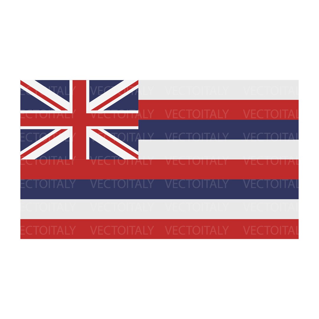 Hawaii State Flag INSTANT DOWNLOAD, Vector, Eps, Pdf, Svg, Png, Vinyl ...