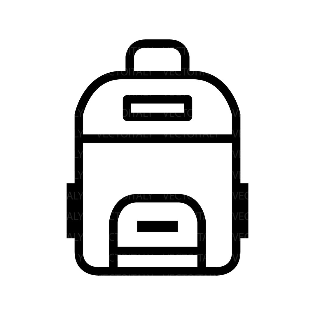 School Backpack SVG File,bagpack Icon SVG, Toddler Backpack Svg, Vector ...