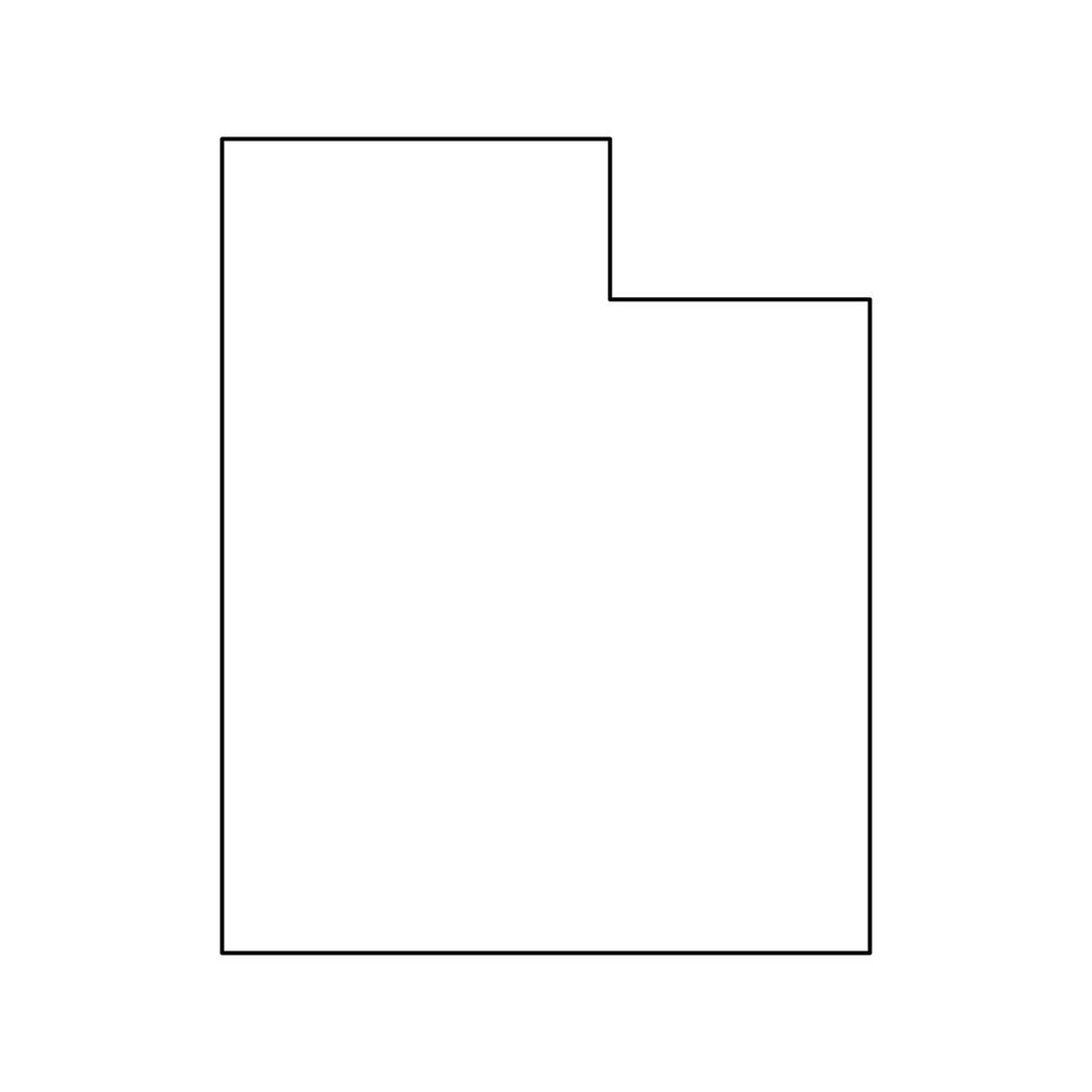 Utah Outline SVG Files | Utah Cut Files | United States of America ...
