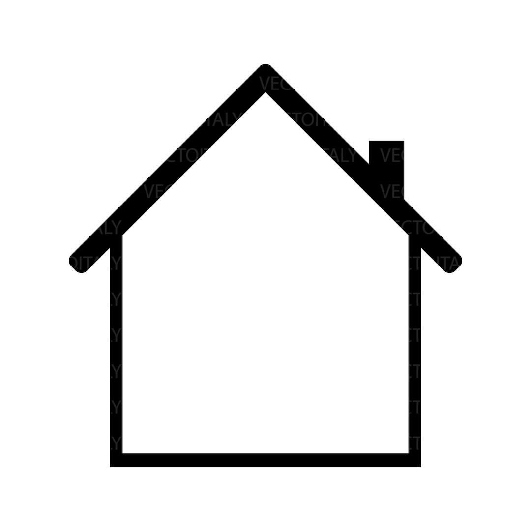 Huisframe SVG, huis SVG, huis SVG, huis omtrek SVG, silhouet SVG & PNG ...