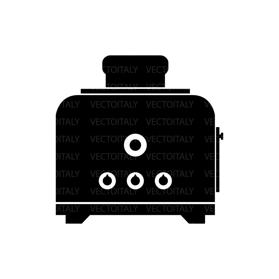 Toaster Svg, Clipart, Toaster Svg, Toaster Silhouette, Toast Cricut Cut ...