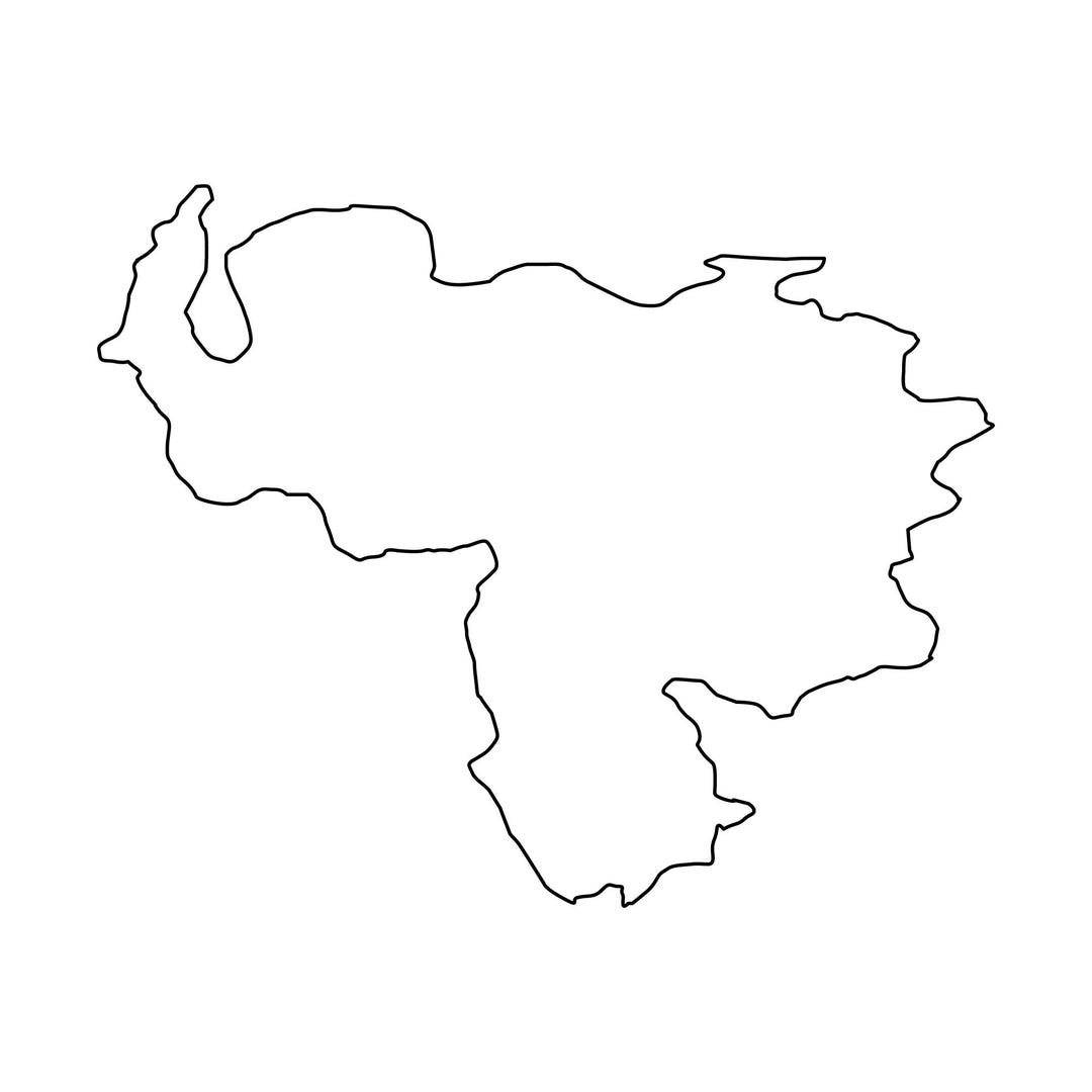 Venezuela Outline SVG, Venezuela Design, Country Svg, Venezuela Shape ...
