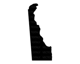 Delaware SVG Files, Delaware Cut File, United States of America Vector ...