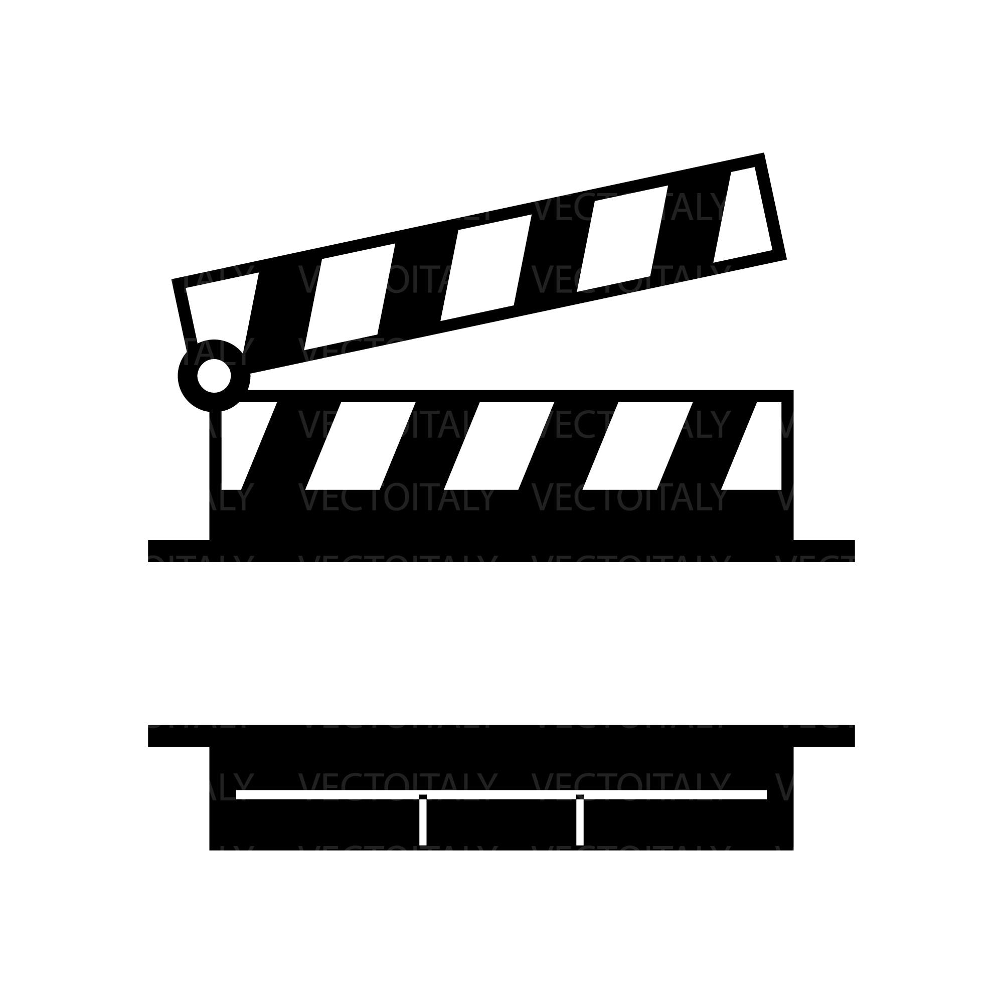 Clapper Svg, Movies Svg, Cinema Svg, Director Svg, Frame, Clapper Board ...