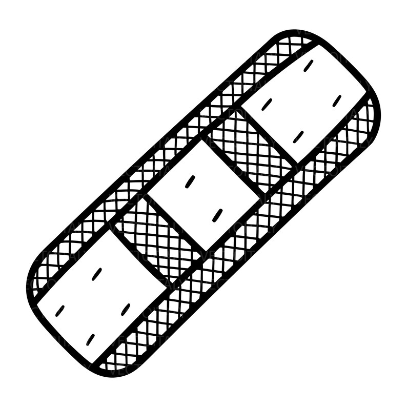 Bandage SVG, Bandaid SVG, Bandage, Bandage SVG Cut File, Bandage Pdf ...