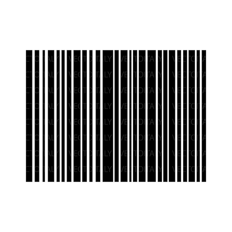 Barcode Svg, Bar Code Svg, Bar Code Cut File, Digital Download, Svg ...