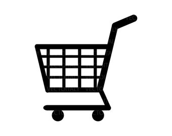 Shopping Cart SVG Files | Checkout SVG Cut Files | Shopping Trolley SVG ...