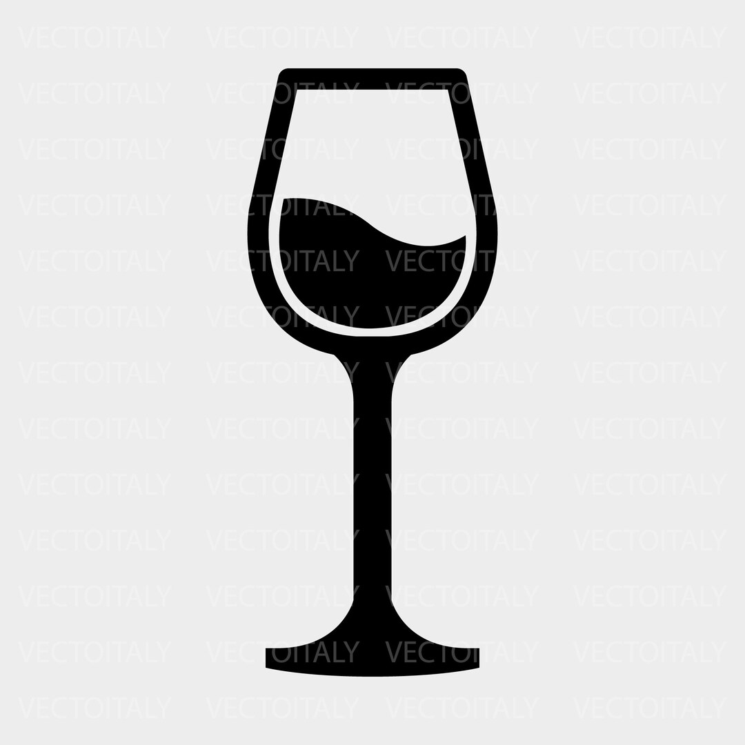 Wine Glass Illustrated in Vector and Available in SVG, Eps, JPG, Png ...