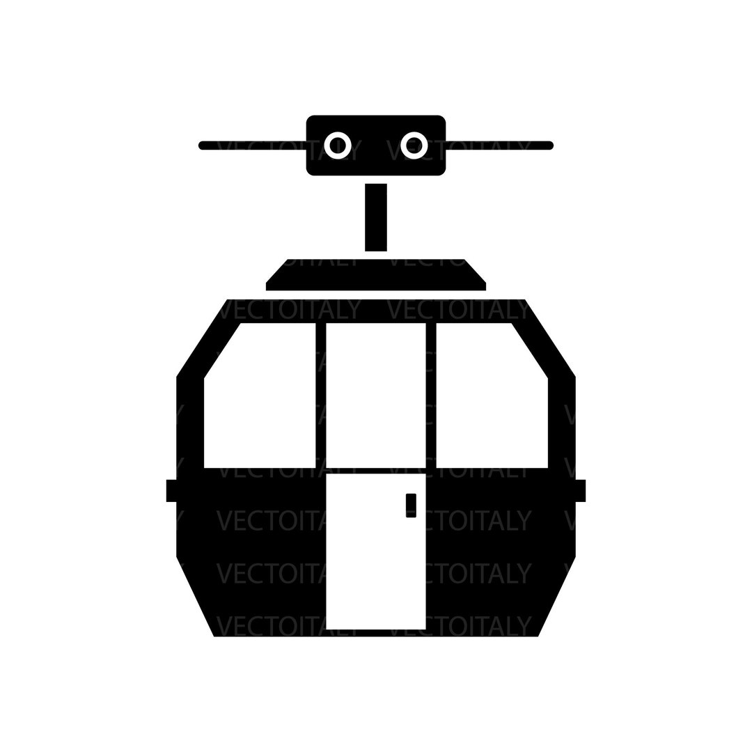 Cable Car SVG, Svg Files for Cricut, Cable Car Clipart, Ski Resort SVG ...
