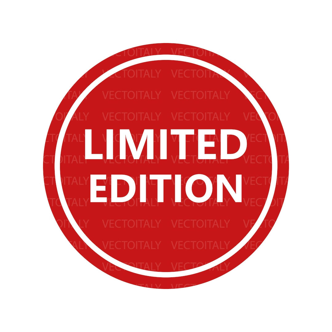 Limited Edition Svg,limited Edition Sign,instant,dark Silhouette ...