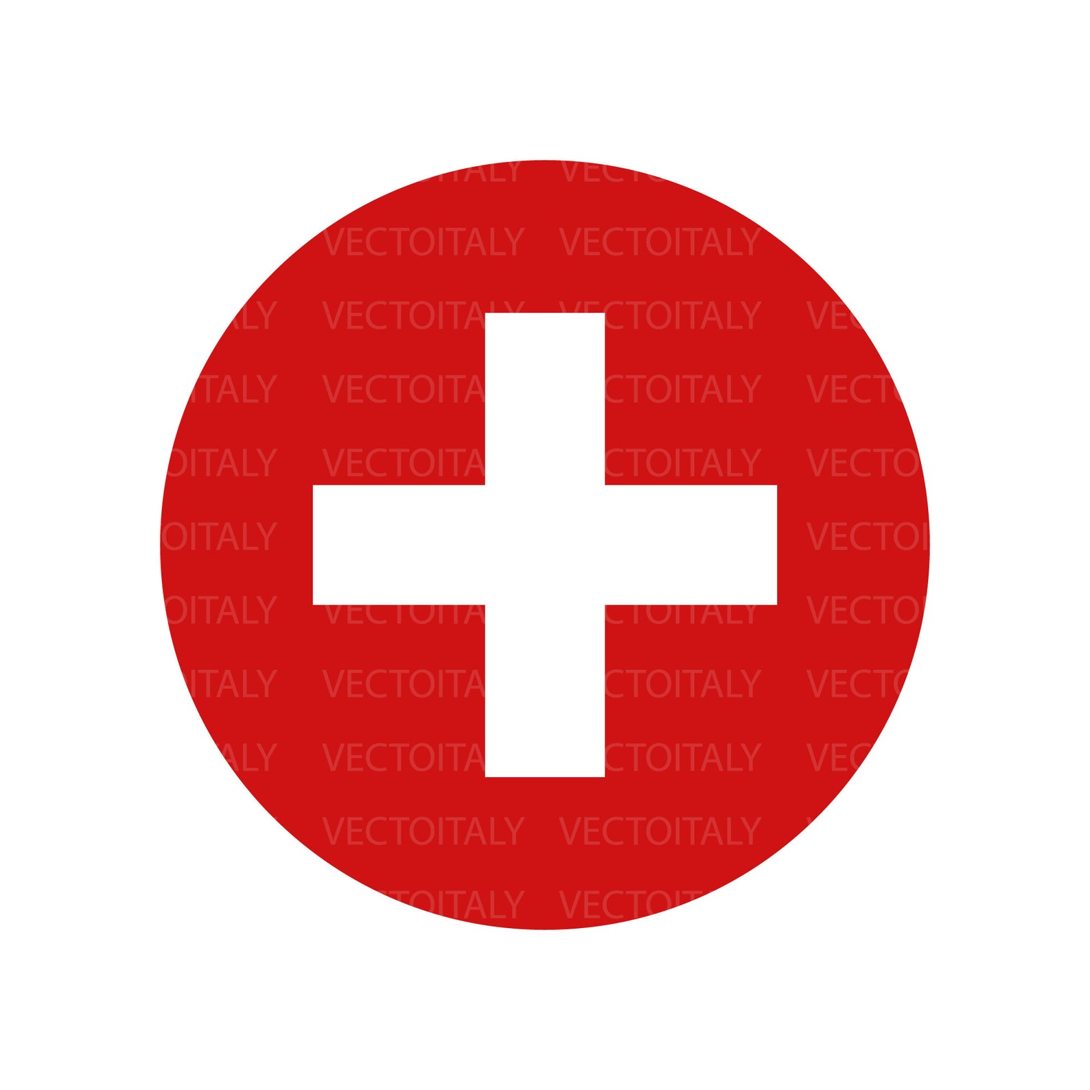 Switzerland Round Flag SVG, Swiss Circular Banner, National Circle ...