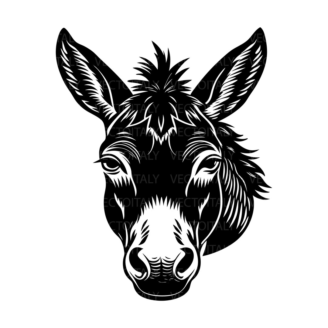 Mule Mascot SVG, Mule Face SVG, Mule Head Svg, Mule Pdf, Mule Png, Mule ...