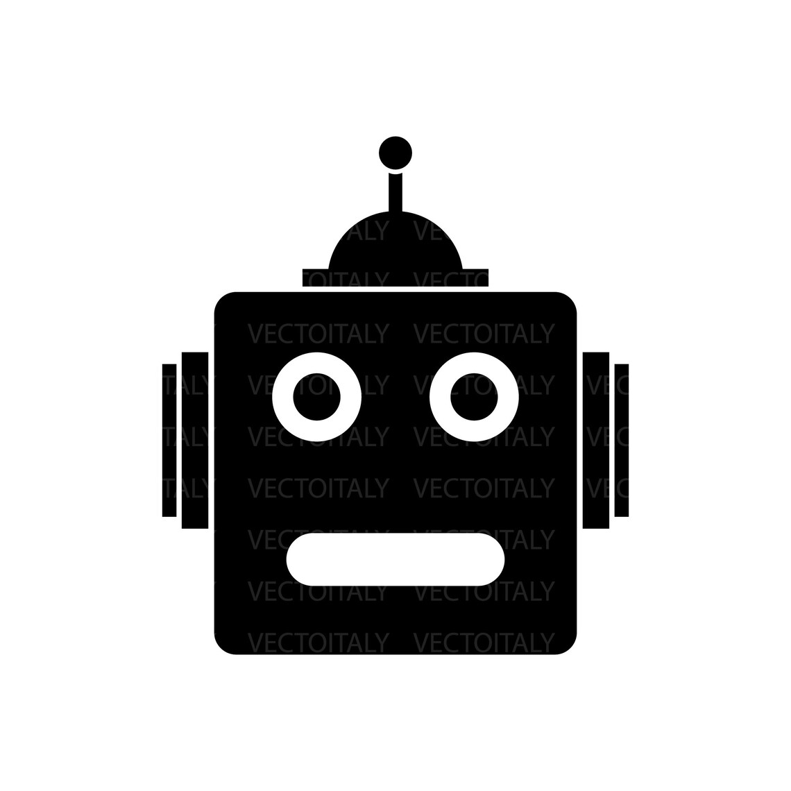 Robot SVG File, Robot PDF, Robot Png, Robot Head Svg, Classic Robot Svg ...