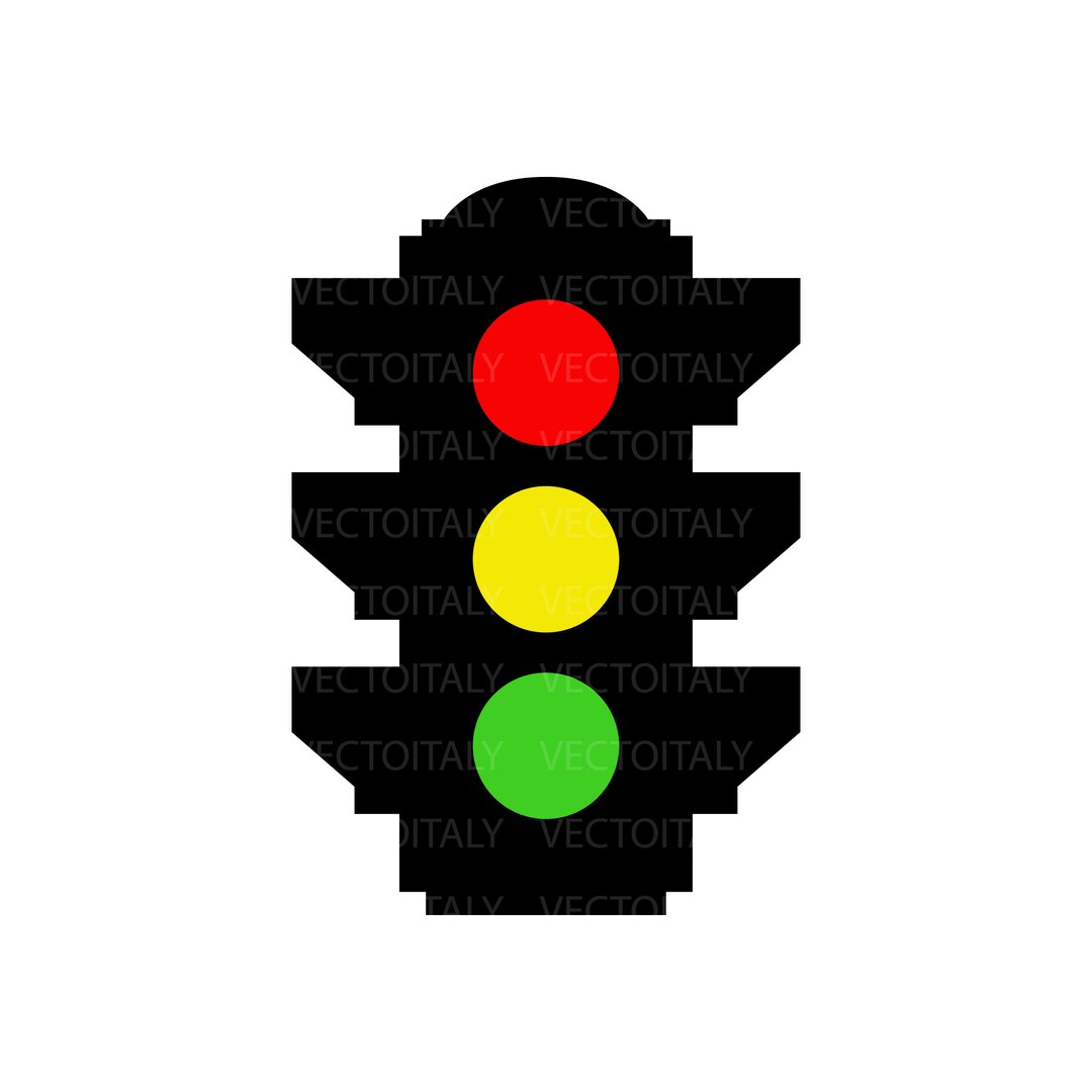 Minimal Traffic Light, Street Light Intersection Svg (svg, Pdf, Eps ...