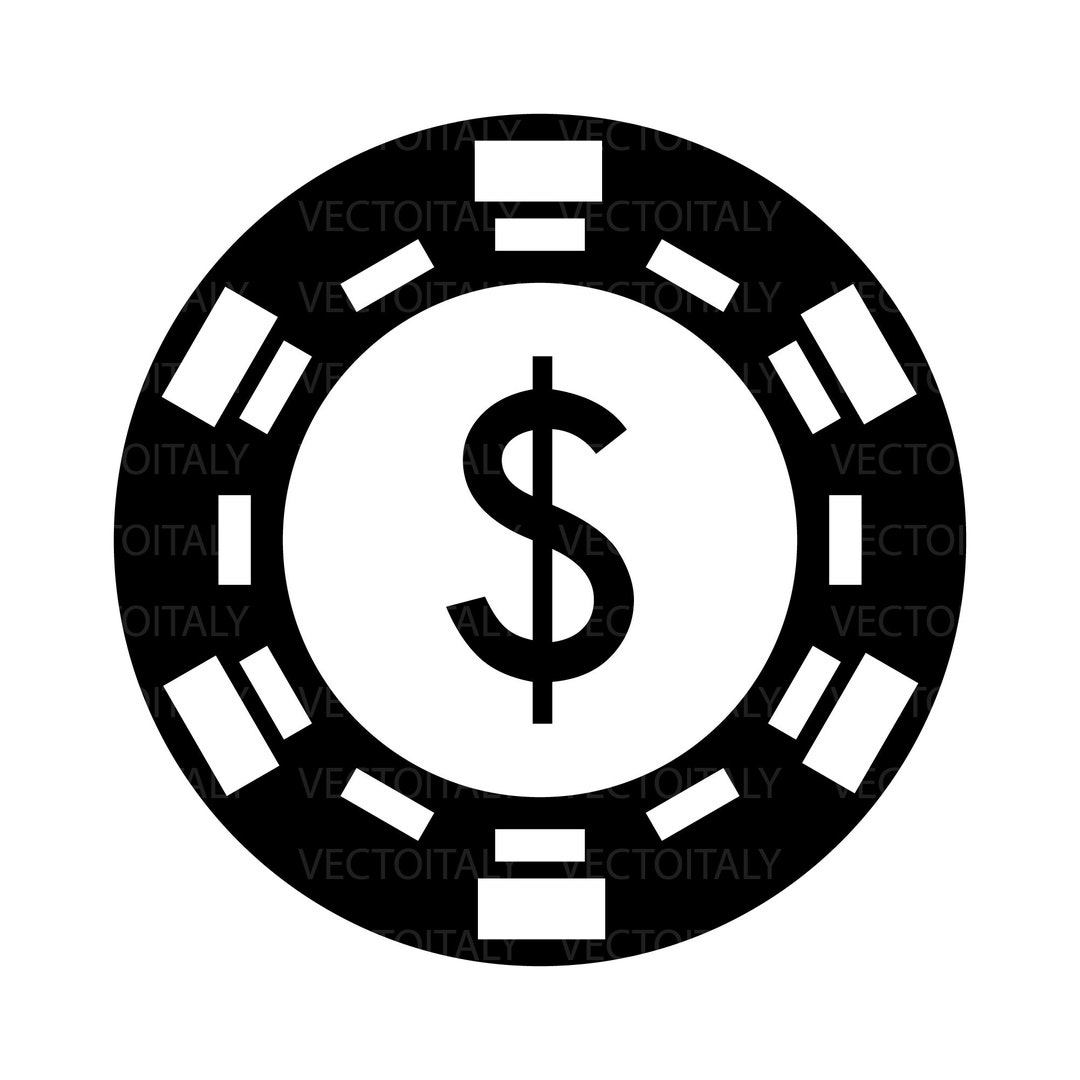 Poker Chip Illustration in Vector and Available in SVG, PDF, Eps, Png ...
