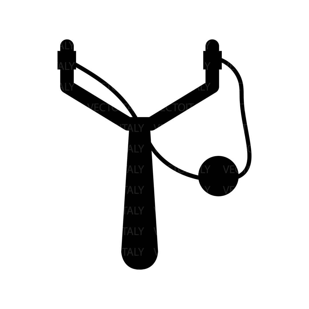 Slingshot SVG y PNG archivos clipart, Slingshot Print SVG, Descarga ...
