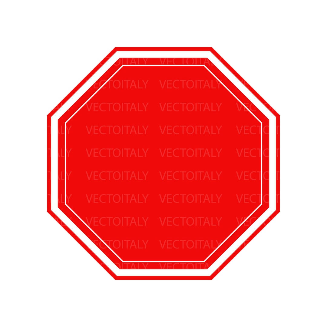 Stop Sign SVG, Blank Stop Sign, Octagon SVG, Stop Sign Shape, Cricut ...