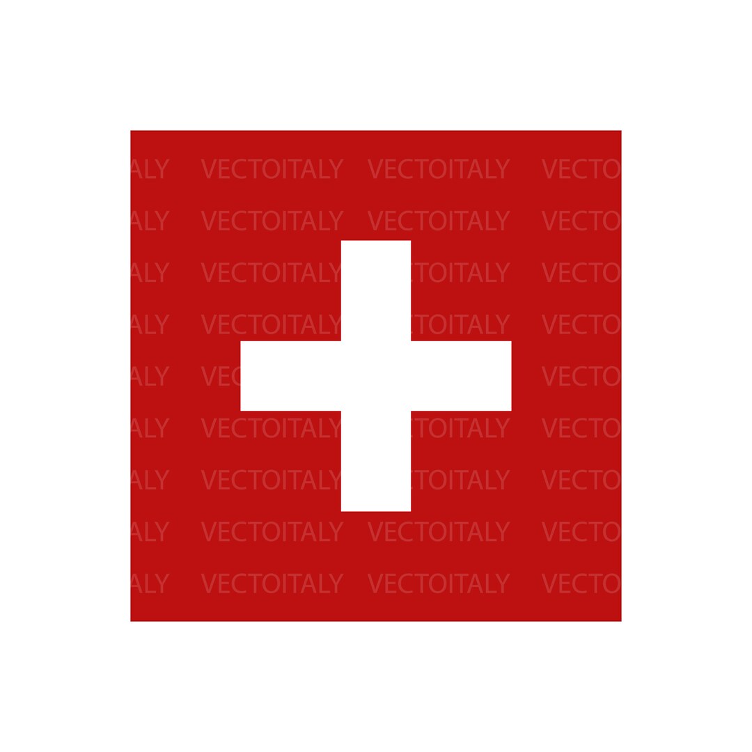 Switzerland SVG National Flag, Swiss Nation Country Banner, Cricut Cut ...