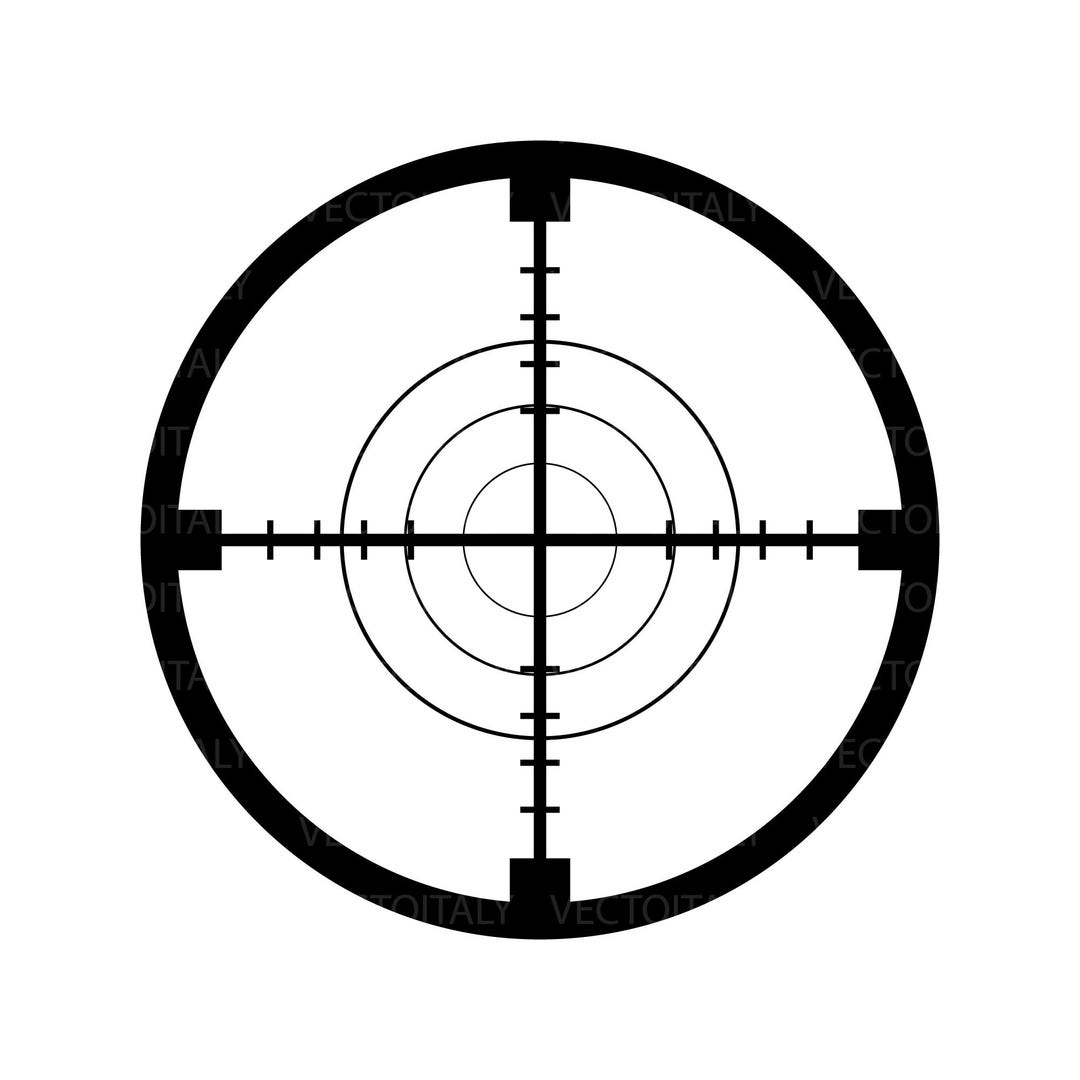 Scope Engraving Svg Image, Rifle Scope Svg Cutting Image, Rifle Sight ...