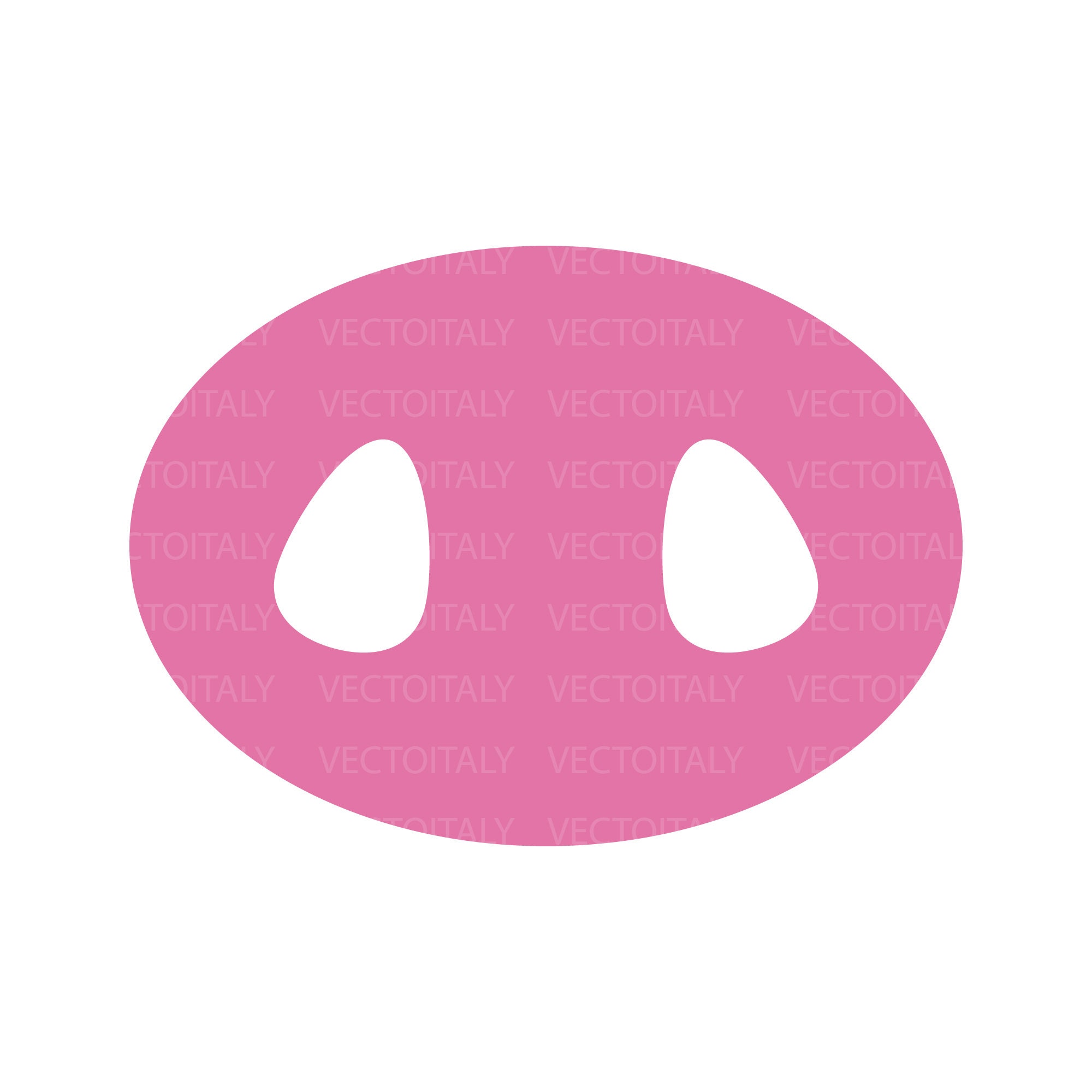 Pig Snout SVG Cut File, PNG Printable File, Pig Nose, Pig Mouth, Pig ...