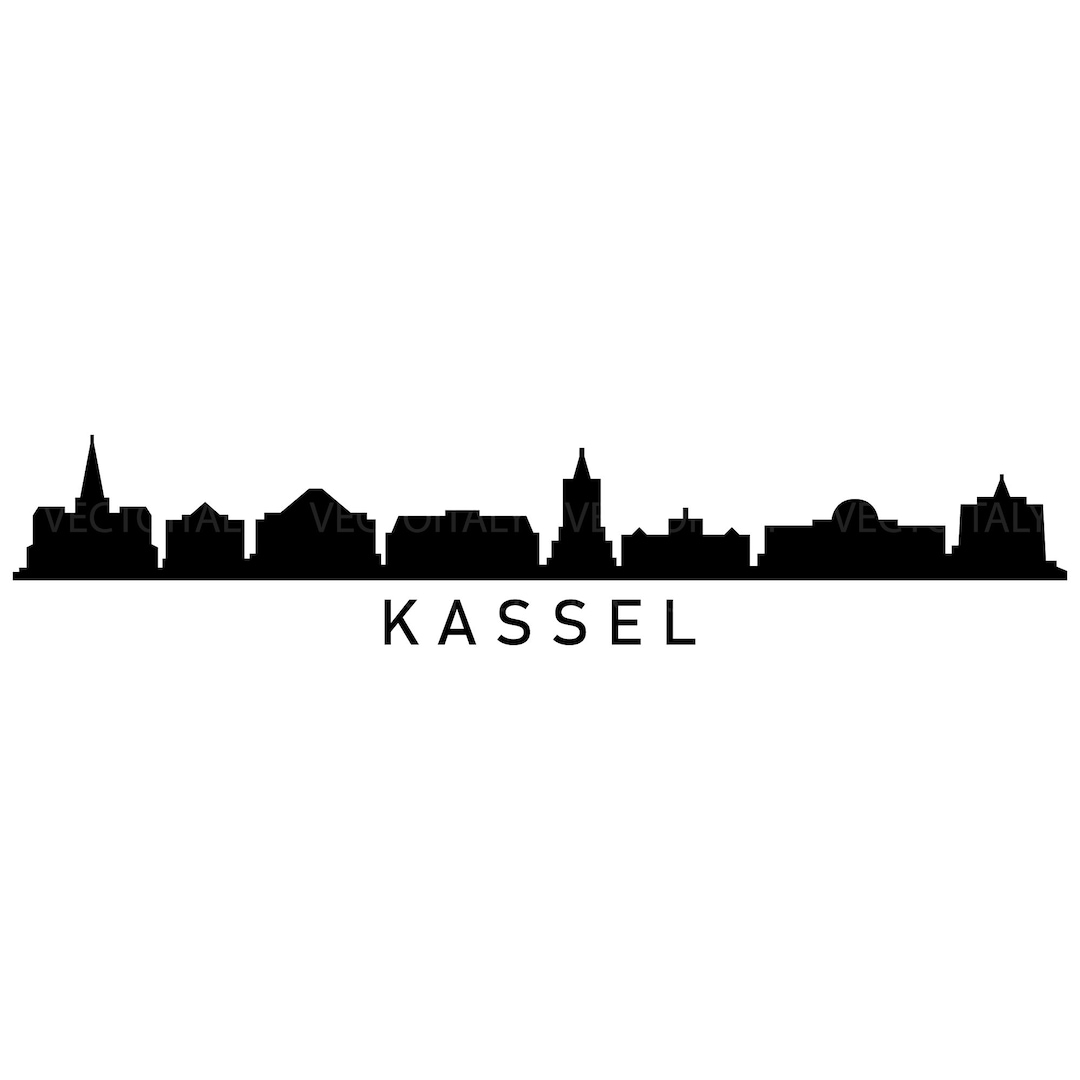 Kassel Skyline Illustrated in Vector and Available in SVG, PDF, Eps ...