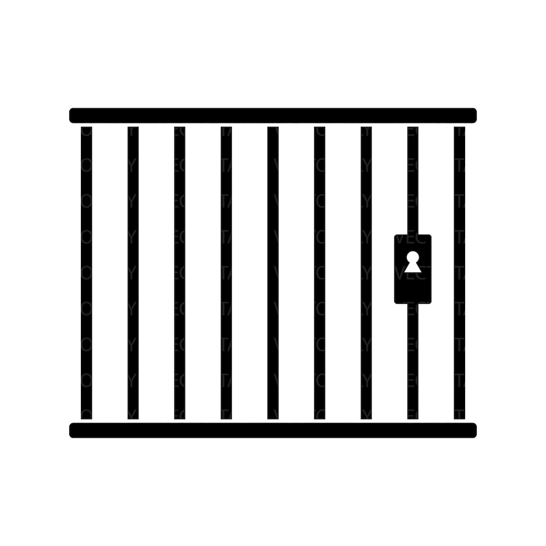Jail Svg, Prison Svg, Lockup Svg, Slammer Svg, Jail Cell Svg ...