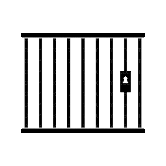 Old Jail Cell Outline