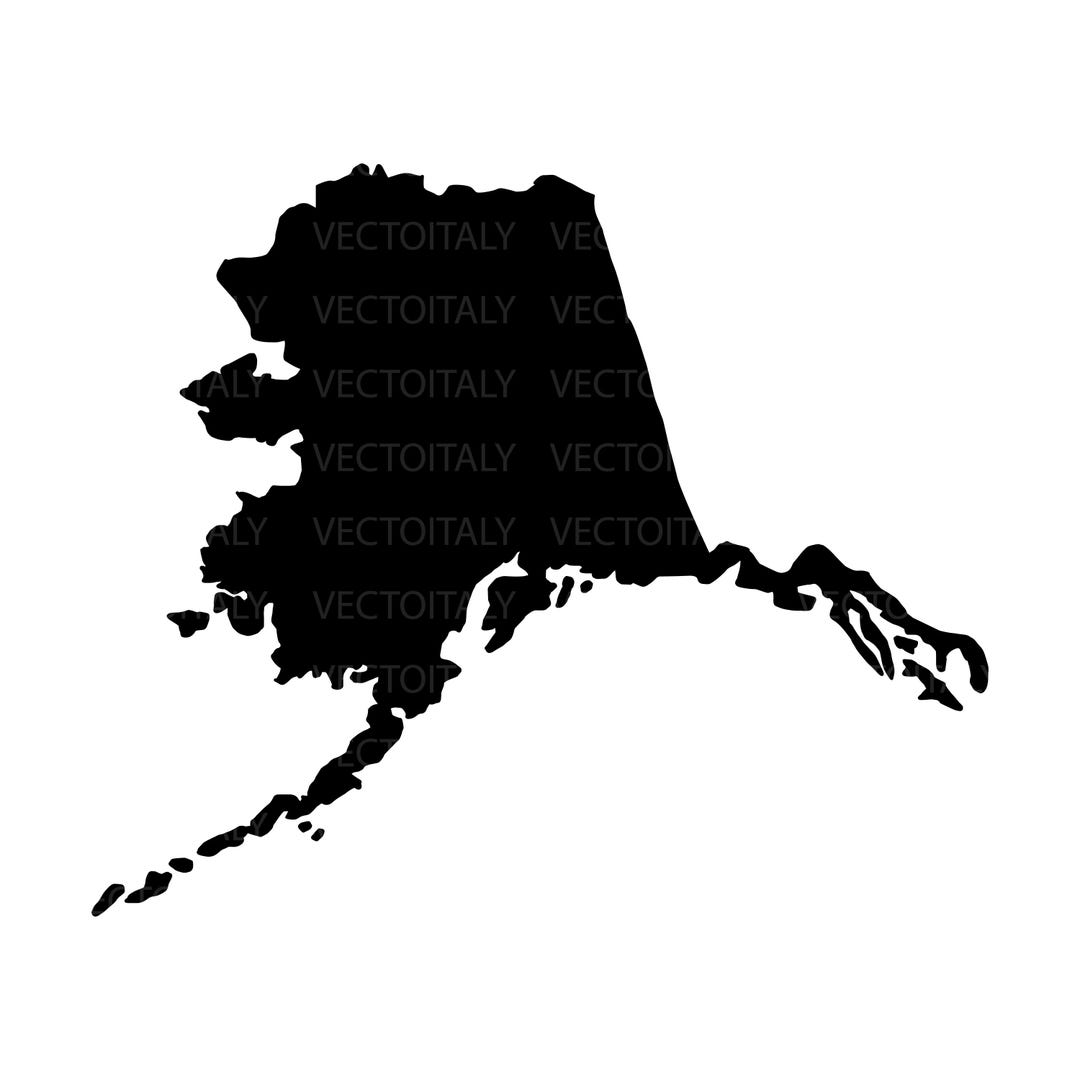 Alaska State SVG Files | Alaska Silhouette Cut Files | United States of ...
