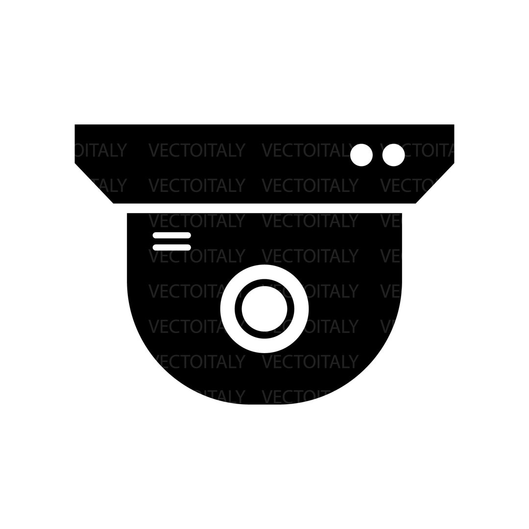 Ceiling Security Camera, Cut Files for Cricut, Clip Art eps, Svg, Pdf ...