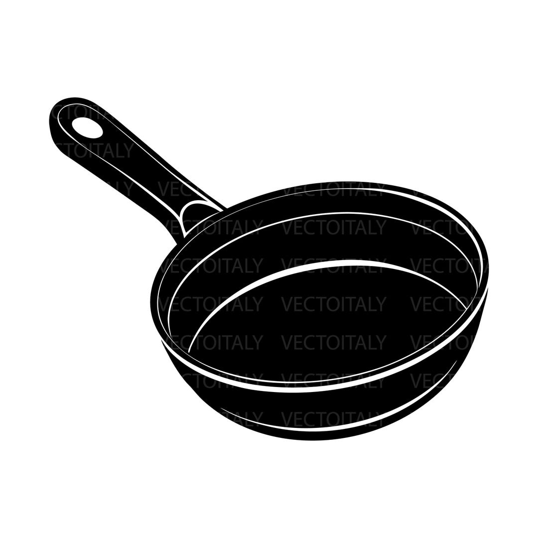 Frying Pan Cooking SVG Pan PNG Pan SVG Pan Clip Art Cut File Silhouette ...